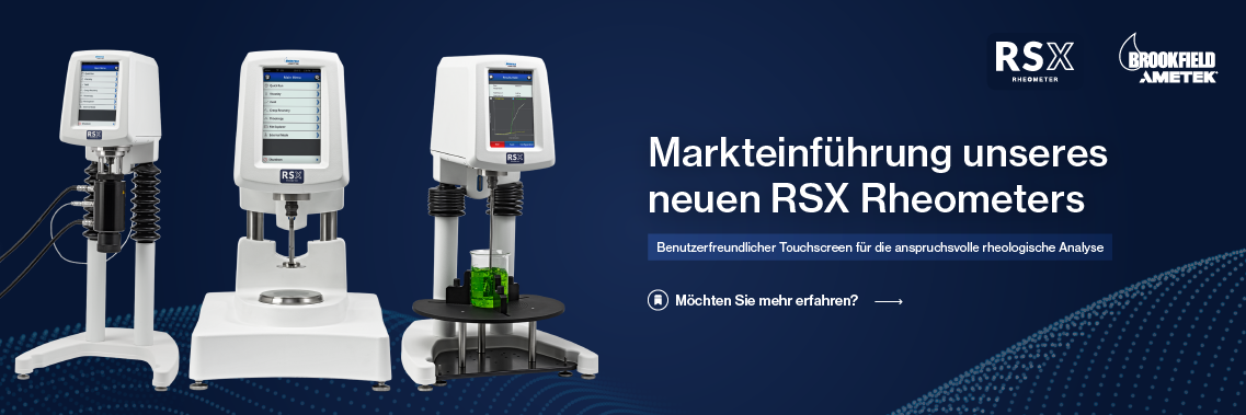 Ametek Brookfield :: Viskosimeter | Rheometer | Feuchtemessgerät